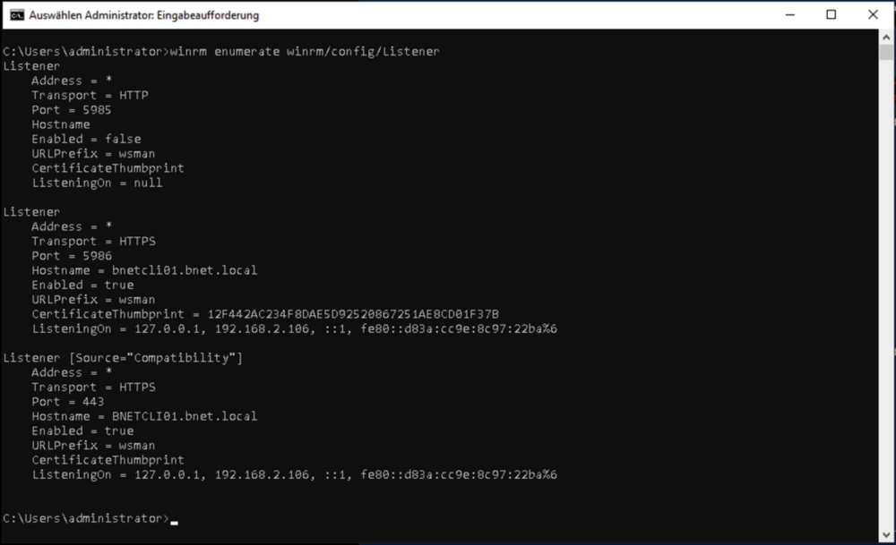 Automatic WinRM Configuration