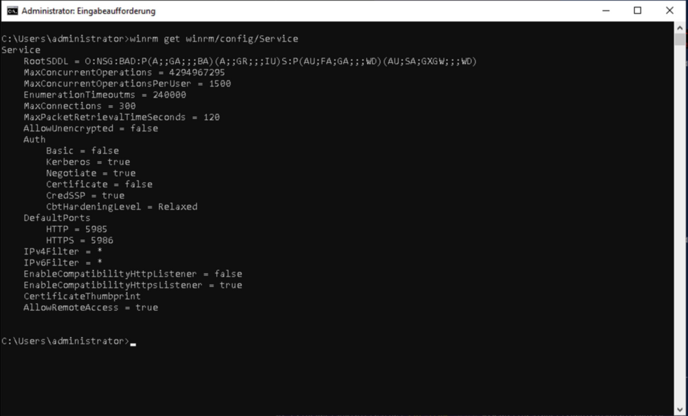 Automatic WinRM Configuration
