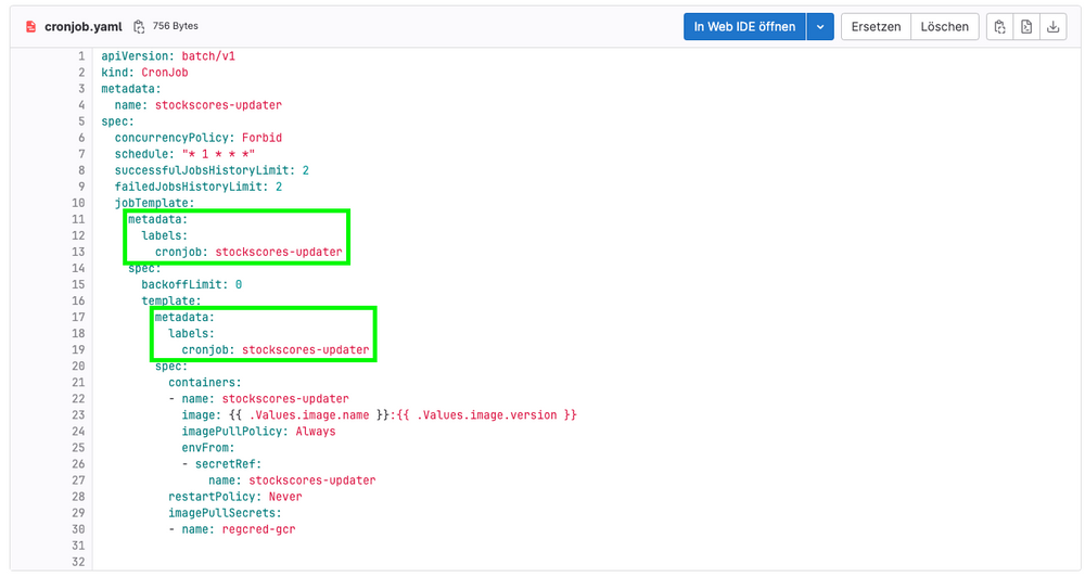 Kubernetes Cronjob Monitoring