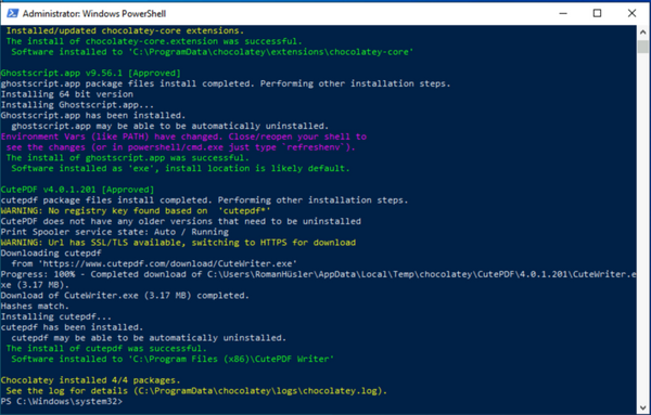 Intune and Chocolatey
